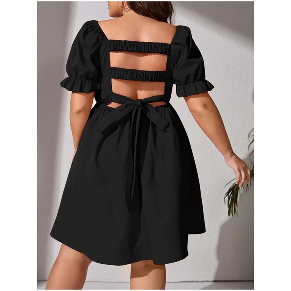 Dresses | Plus Cut Out Solid Mini Dress | Poshmark